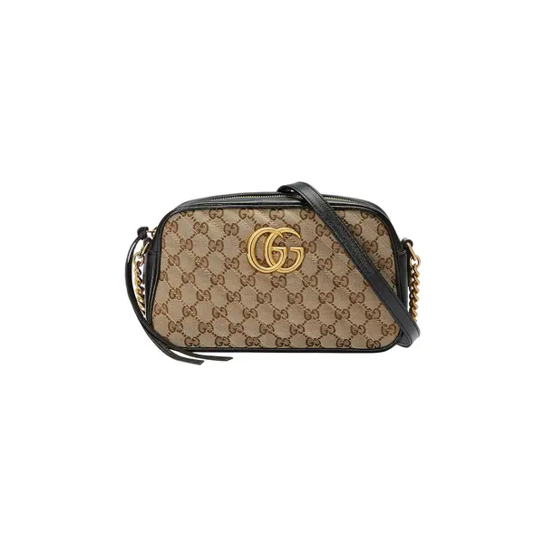 Gucci Gg Marmont Small Shoulder Bag - Tan