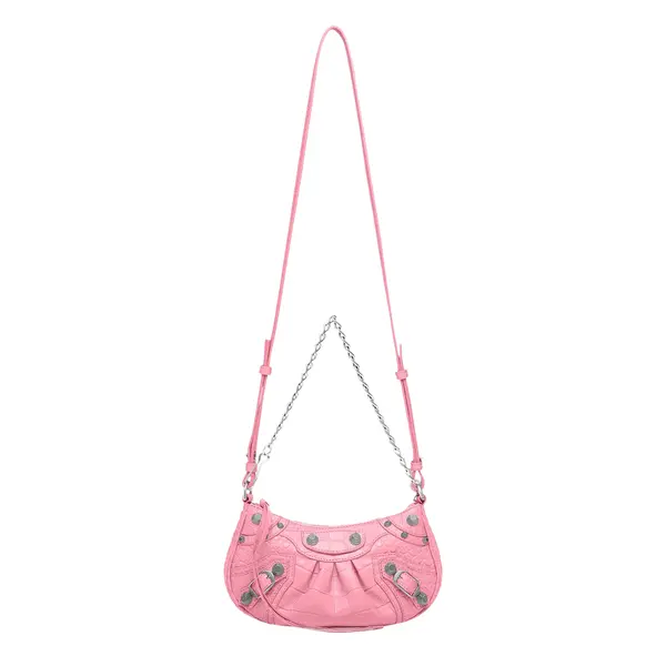 Balenciaga Mini Le Cagole Chain Bag - Pink