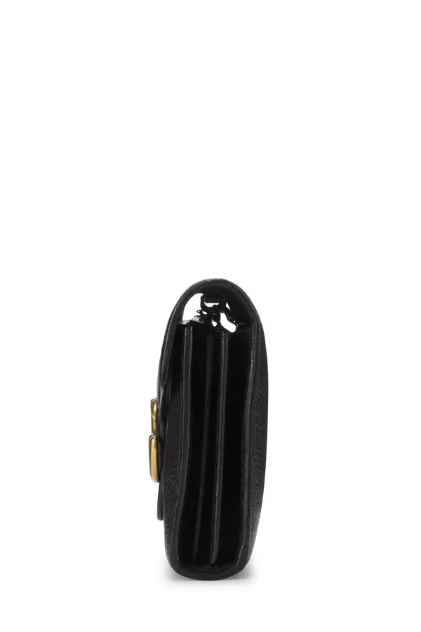 Gucci Leather Gg Marmont Wallet On Chain