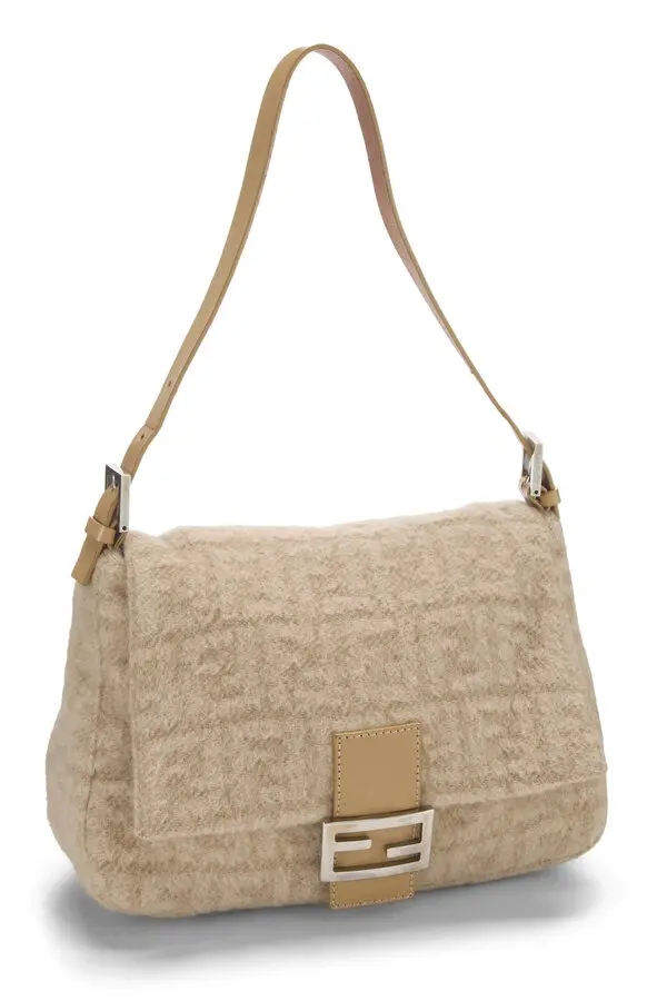 Fendi Zucca Wool Baguette