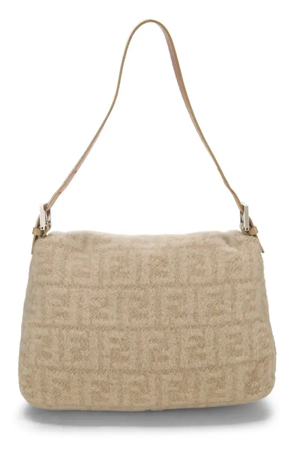 Fendi Zucca Wool Baguette