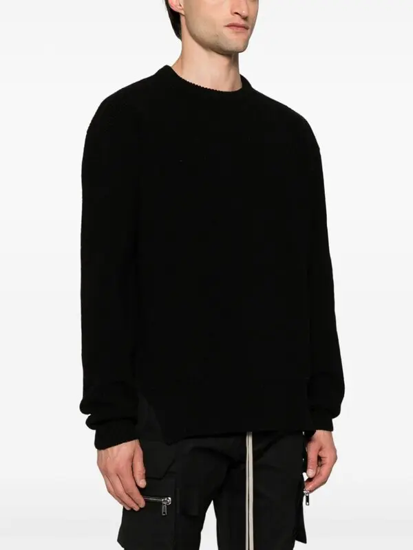 Rick Owens Fisherman-knit Virgin Wool Jumper