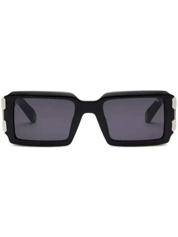 Philipp Plein Eagle Rectangular Sunglasses - Black