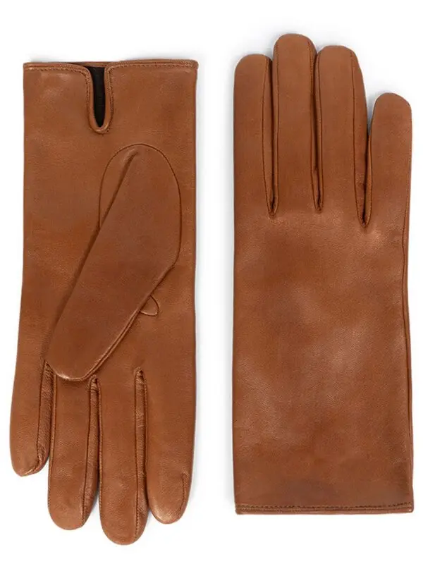 Dries Van Noten Faded Leather Gloves