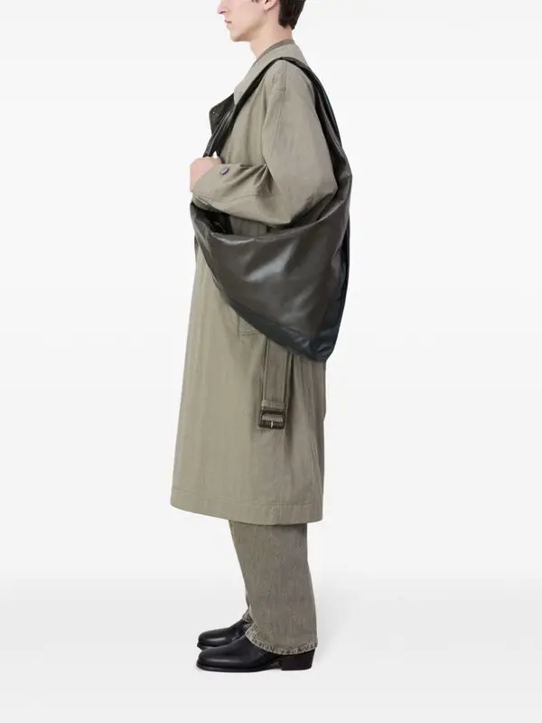 LEMAIRE Scarf Leather Shoulder Bag - Green