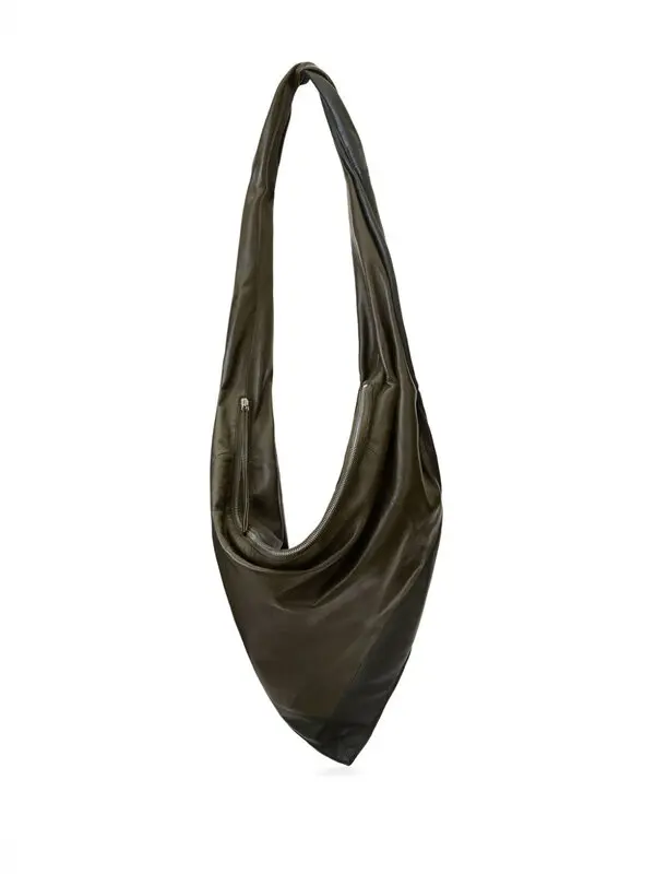 LEMAIRE Scarf Leather Shoulder Bag - Green