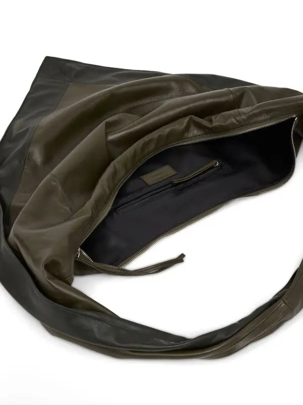 LEMAIRE Scarf Leather Shoulder Bag - Green