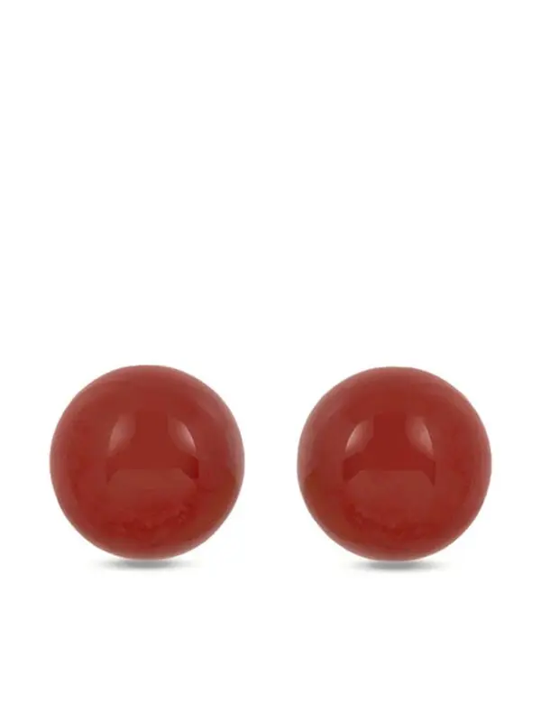 Dries Van Noten Gemstone Stud Earrings - Gold