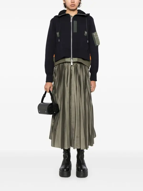Sacai Panelled Colour-block Jacket