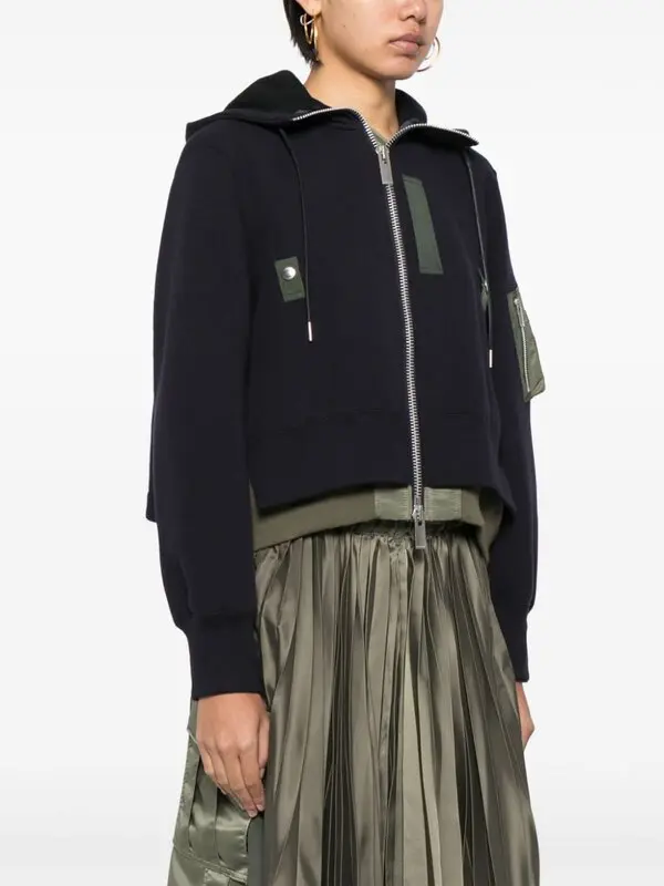 Sacai Panelled Colour-block Jacket