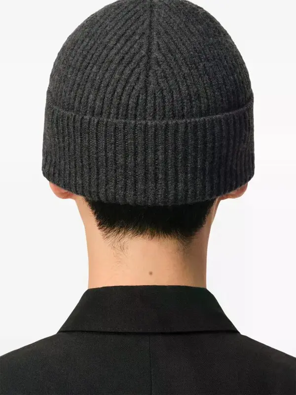 AMI Paris De Coeur Beanie - Grey