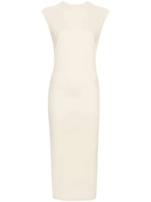 Issey Miyake Membrane Textured Midi Dress