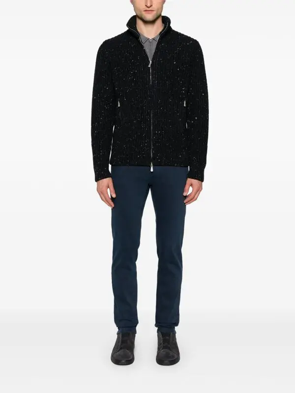 Eleventy Low-rise Tapered Jeans - Blue