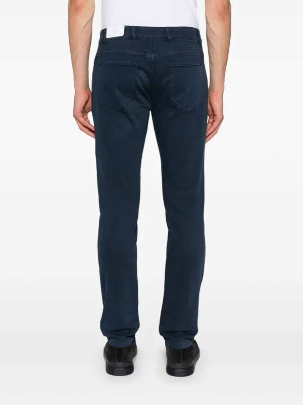 Eleventy Low-rise Tapered Jeans - Blue