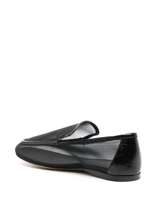 Khaite Alessio Mesh Loafers - Black