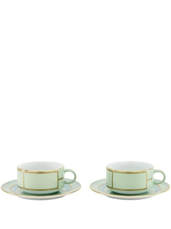 GINORI 1735 Diva Tea Cup - Green