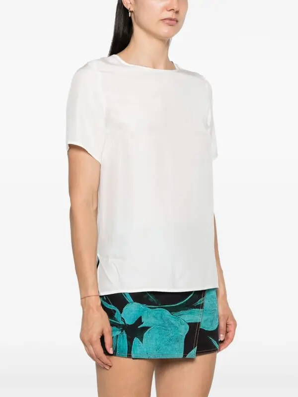 P.a.r.o.s.h Sofia Silk Blouse - White