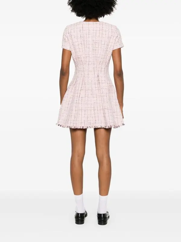 Maje Tweed Babydoll Dress
