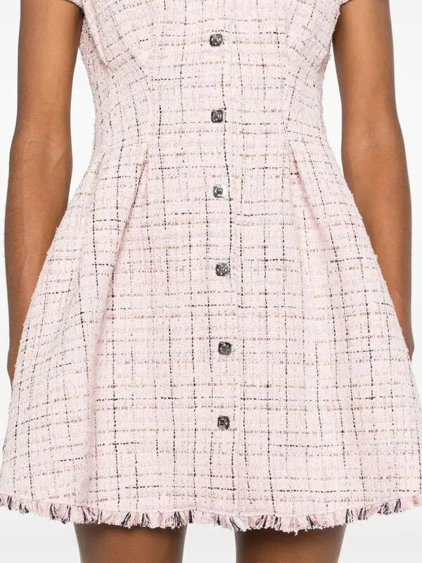Maje Tweed Babydoll Dress