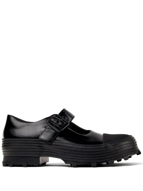 Camper Traktori Leather Loafers - Black