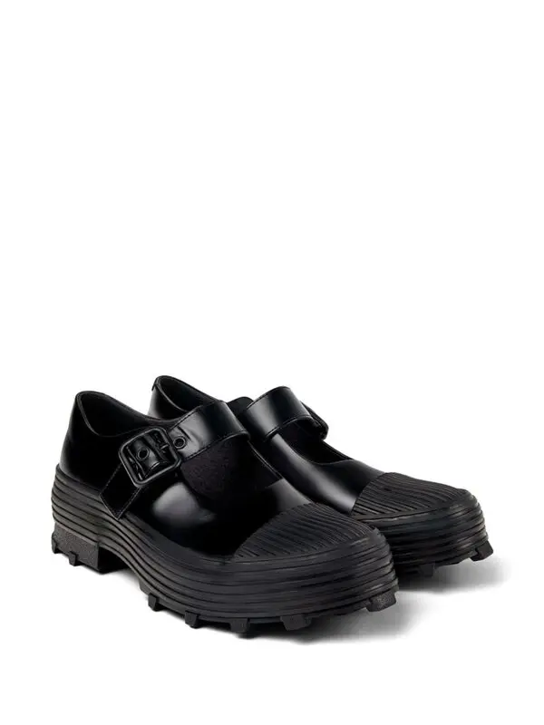 Camper Traktori Leather Loafers - Black