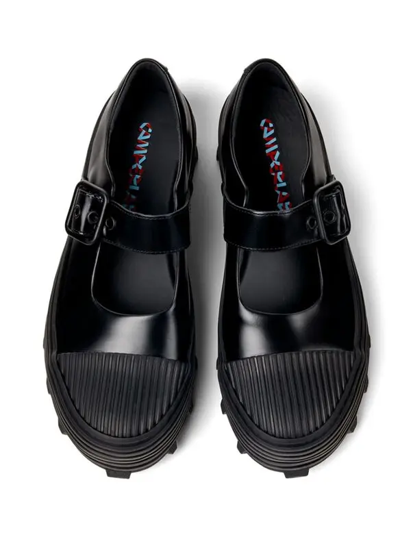 Camper Traktori Leather Loafers - Black