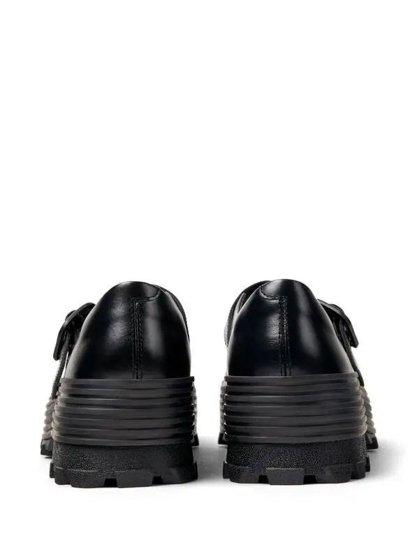 Camper Traktori Leather Loafers - Black