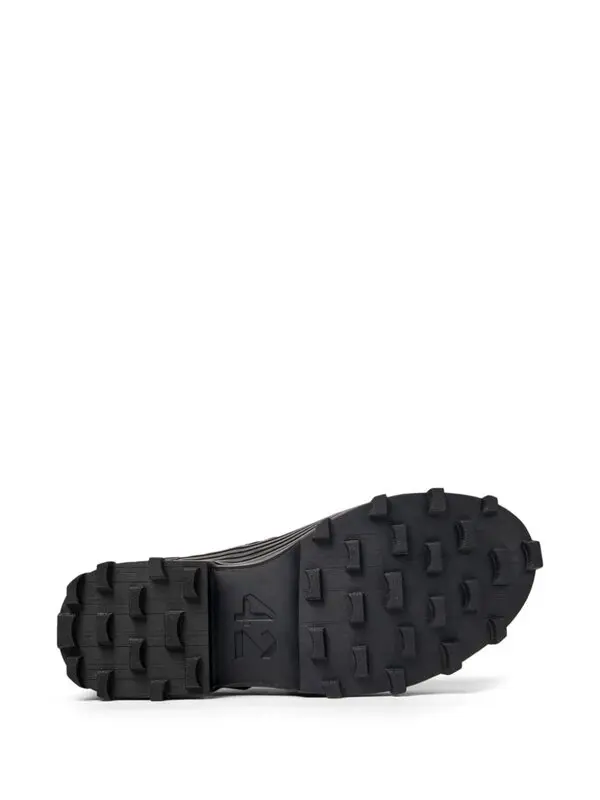 Camper Traktori Leather Loafers - Black