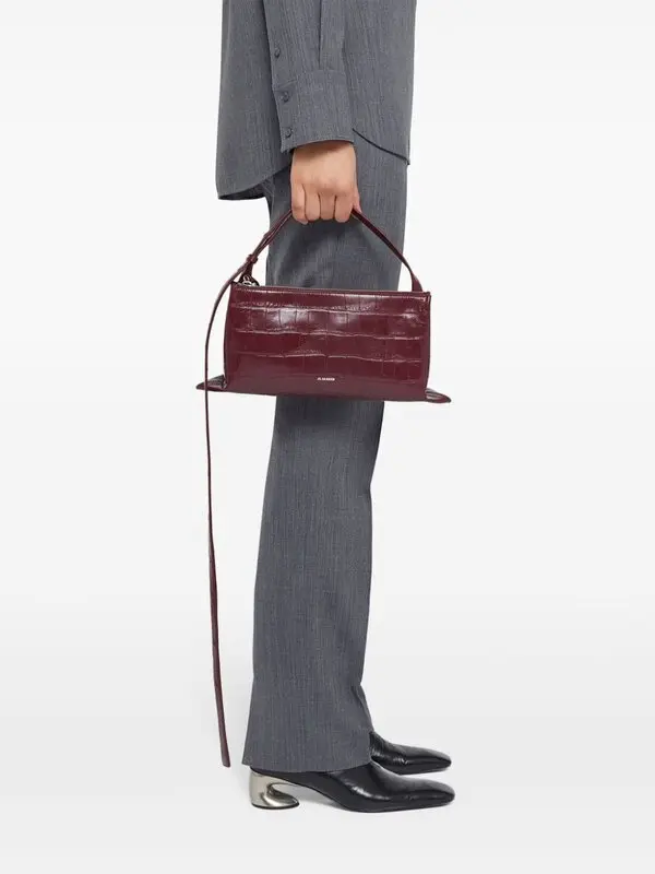JIL SANDER Small Empire Shoulder Bag - Red