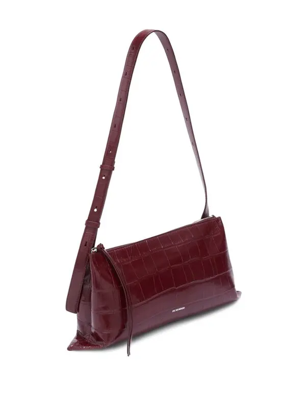 JIL SANDER Small Empire Shoulder Bag - Red