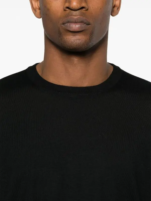 Fedeli Fine-knit Virgin-wool Jumper - Black