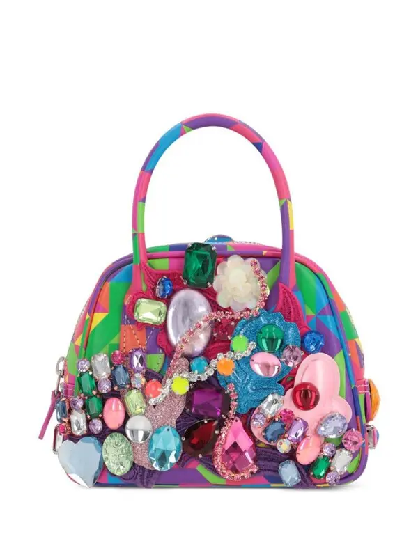 Comme Des Garçons Jeweled Mini Handbag