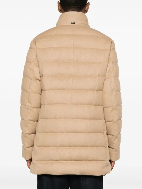 Herno High-neck Zip-up Quilted Coat
