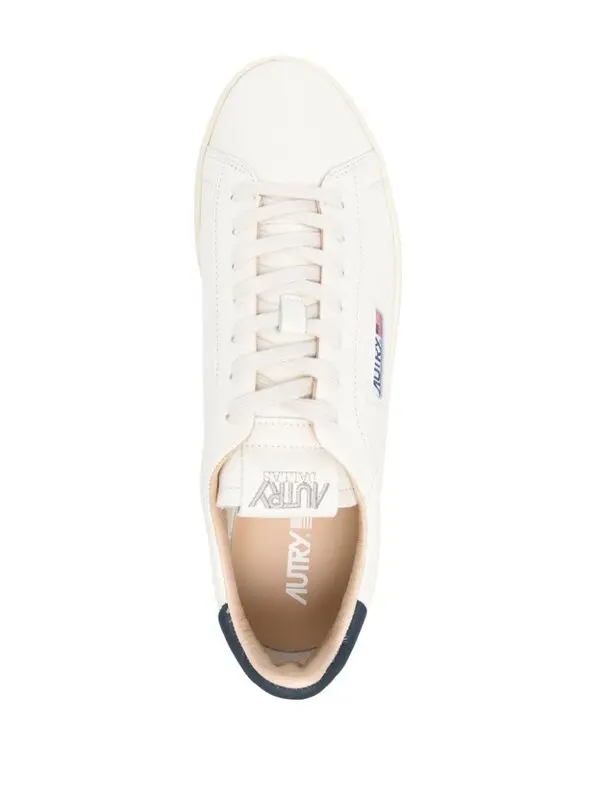 AUTRY Logo-appliqué Leather Sneakers