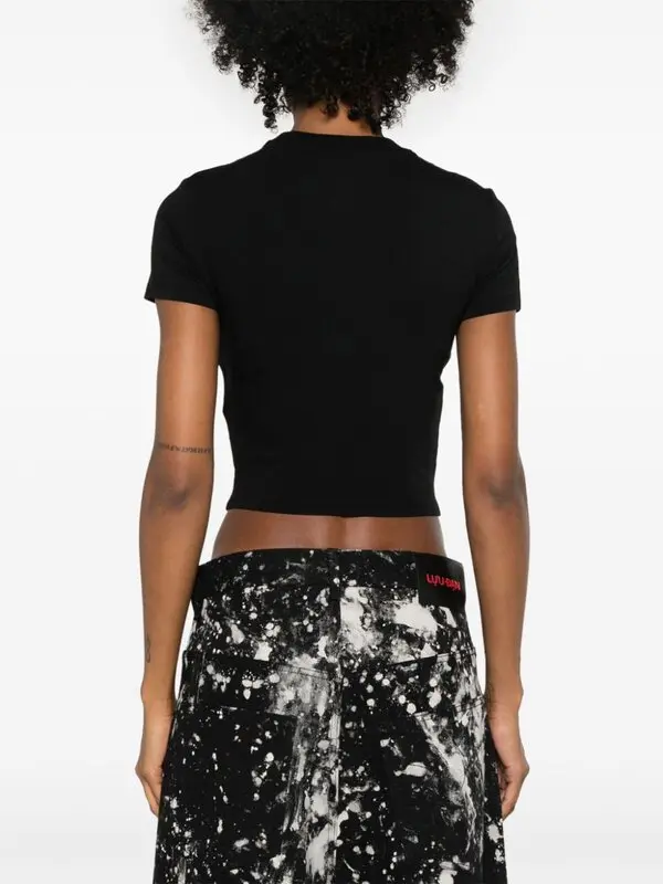 Versace Chromo Cropped T-shirt