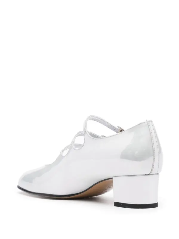 CAREL 40mm Kina Mary Jane Shoes - Silver