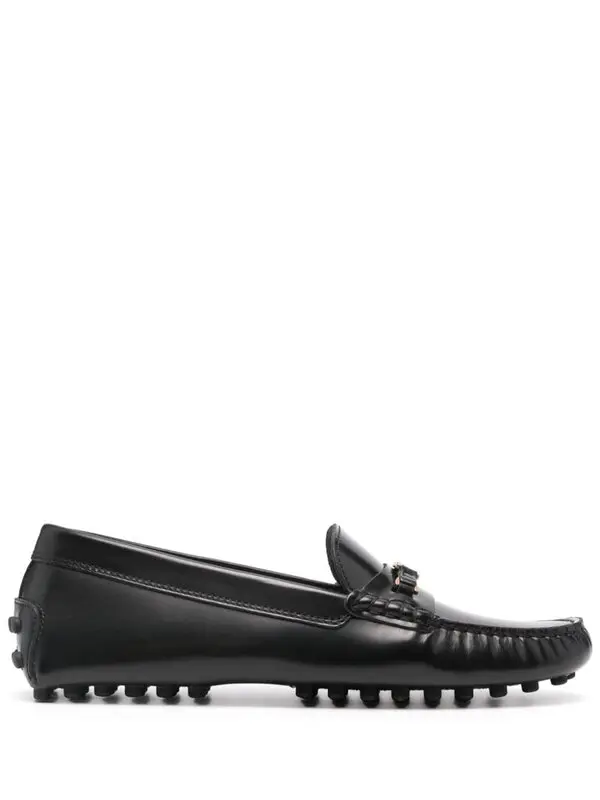 TOD'S Moc-stitching Leather Insole - Black