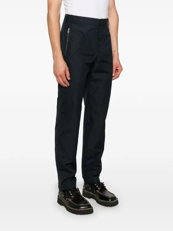 Fendi Mid-rise Tapered Trousers - Blue