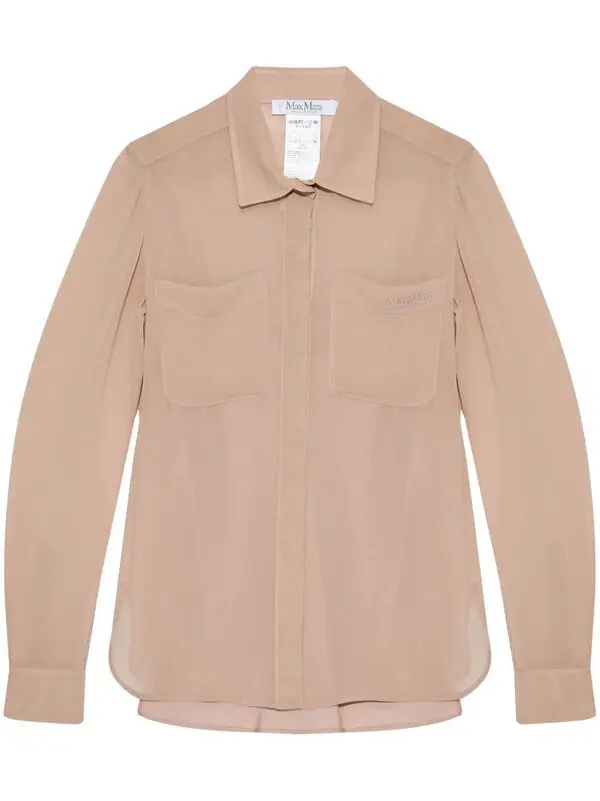 Max Mara Ercole Silk Shirt - Neutrals
