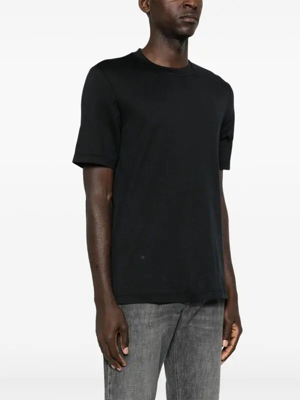 Brunello Cucinelli Crew-neck Short-sleeve T-shirt - Black