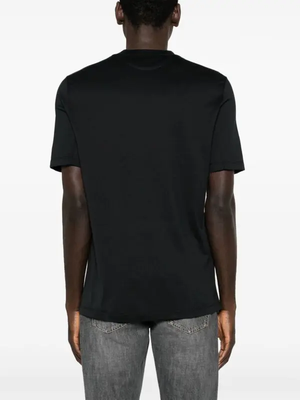 Brunello Cucinelli Crew-neck Short-sleeve T-shirt - Black