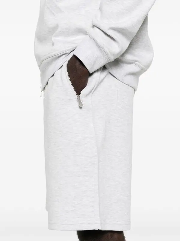 Brunello Cucinelli Mélange Track Shorts - Grey