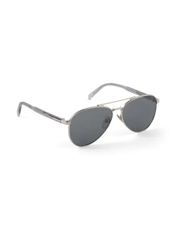 Prada Tone Double-bridge Pilot Sunglasses