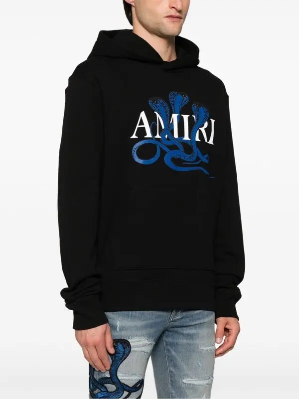 Amiri Poison Cotton Hoodie In Black - 58% Off | Editorialist