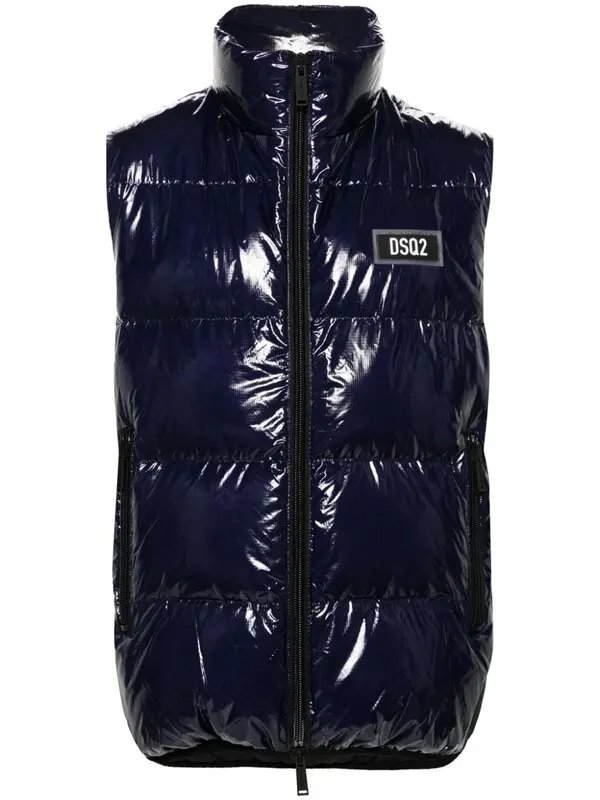 Dsquared2 Ultra Light Down Vest - Blue