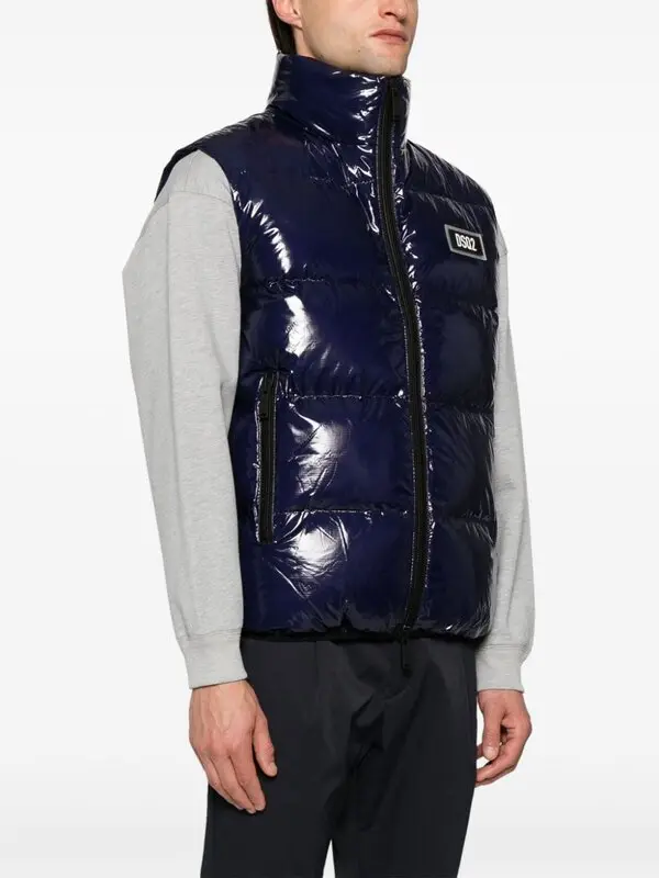 Dsquared2 Ultra Light Down Vest - Blue