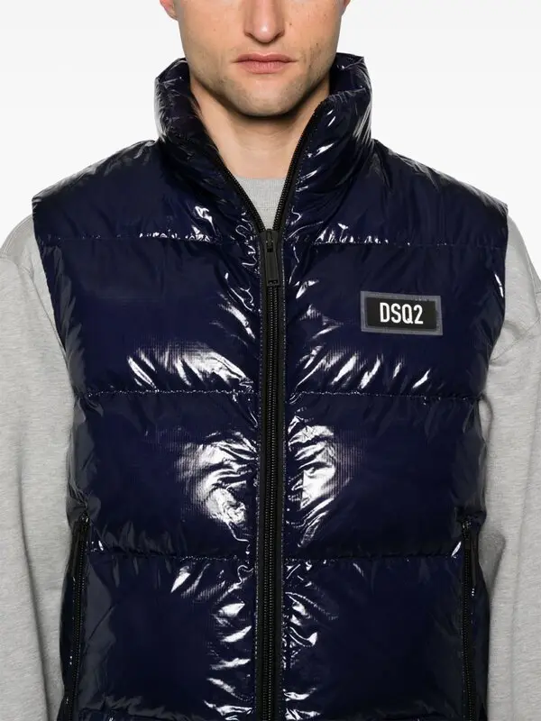 Dsquared2 Ultra Light Down Vest - Blue
