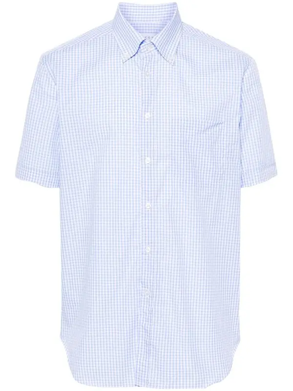 XACUS Check-pattern Cotton Shirt