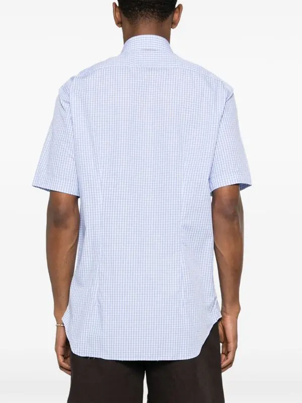 XACUS Check-pattern Cotton Shirt