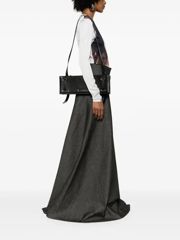 Y/project Accordion Shoulder Bag - Black